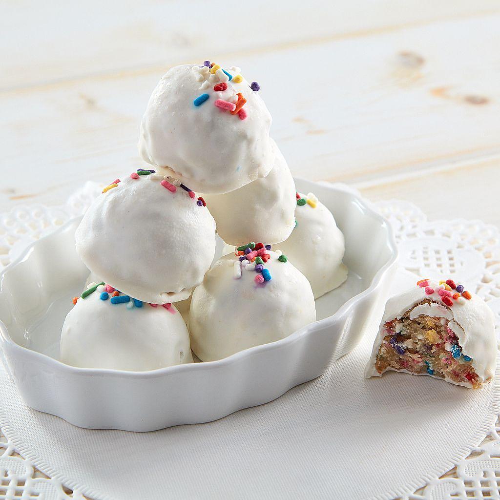 Confetti Cake Balls – Dessert Gallery Bakery & Cafe