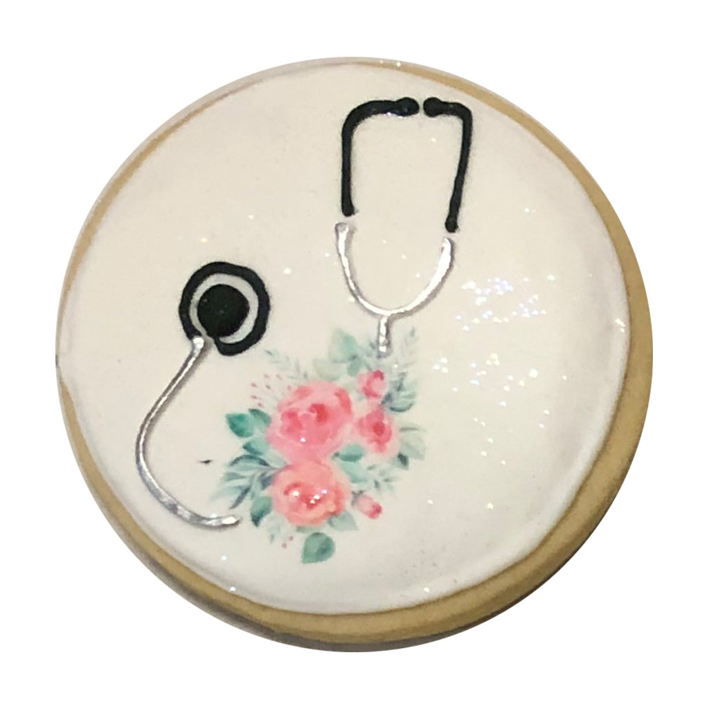 Stethoscope w/Flowers – Dessert Gallery Bakery & Cafe